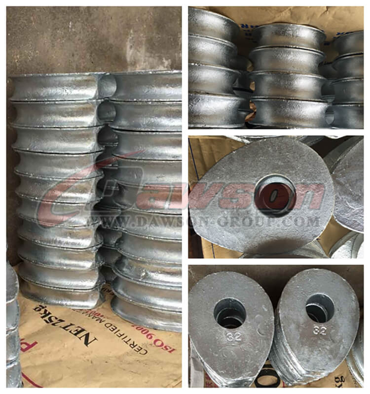 JIS Type Solid Thimble, JIS B 2802 Dead Eye Thimble, Heavy Duty Casting ...