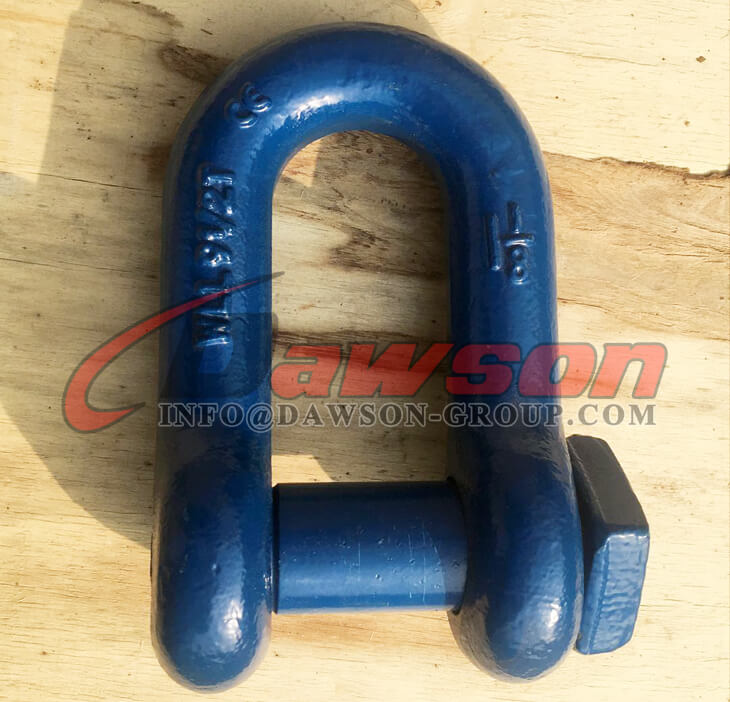 Forged Trawling Dee Shackle with Square Head Oversize Pin, Fishing ...