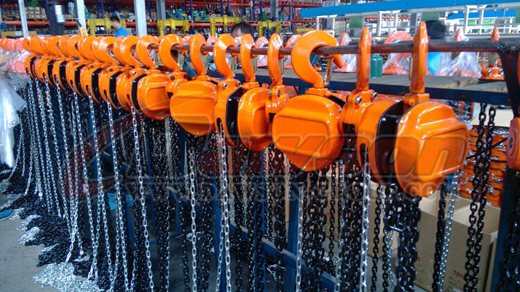 0.5T 1T 1.5T 2T 3T 5T 10T 20T 30T Manual Chain Block with Overload Protection for Lifting ...