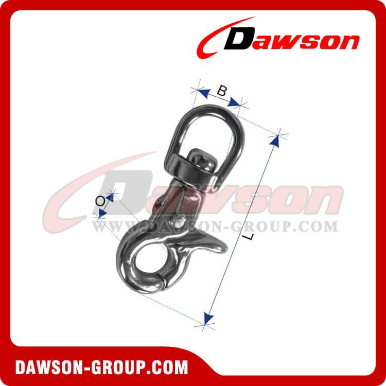 Stainless Steel Trigger Snap Hook (Swivel End) - Dawson Group Ltd ...