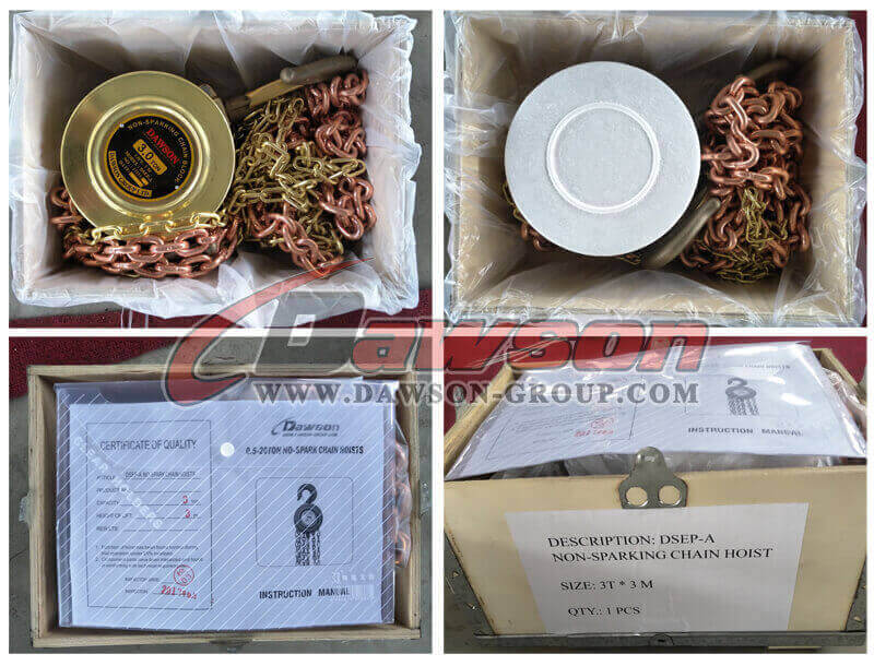 DS-AC-C Marine Anti-corrosion Chain Hoist, Subsea Chain Block, Marine ...