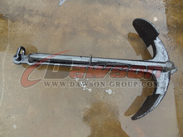 Bituminous Paint Double Fluke Balanced Boat Anchor, Two Fluke Anchor ...