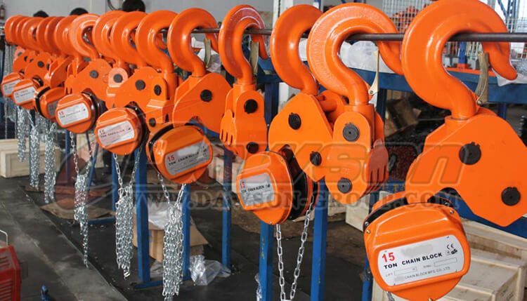 0.5T 1T 1.5T 2T 3T 5T 10T 20T 30T Manual Chain Block with Overload Protection for Lifting ...