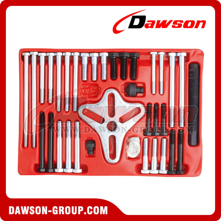 AutoTools & Storages 46 Piece Multi-Purpose Puller Kit, Multi-Use Puller Kit, 46 Piece Wheel ...