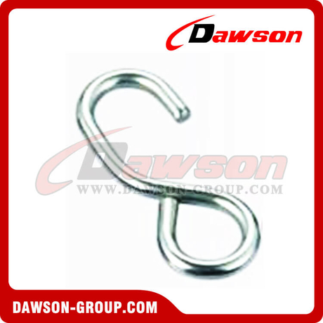 BS 700KG /1500LBS Stainless Steel S Hook, Zinc Plated S Hooks - Dawson ...