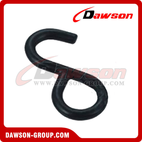 BS 1250KG / 2700LBS S Hook With Plastic Coating, Rubber Coated S Hook ...