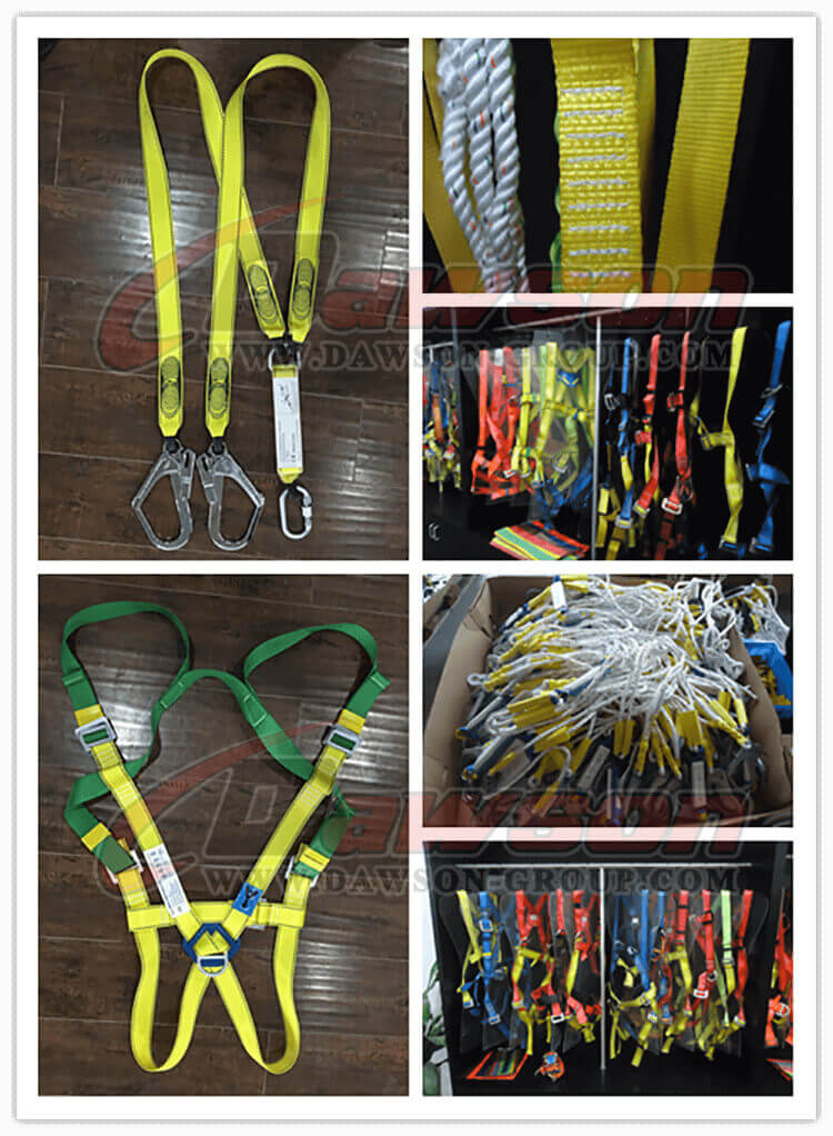 DSJ-3005-1 Fall Protection Full Body Harness Stamped Bent D-Ring, 45MM ...