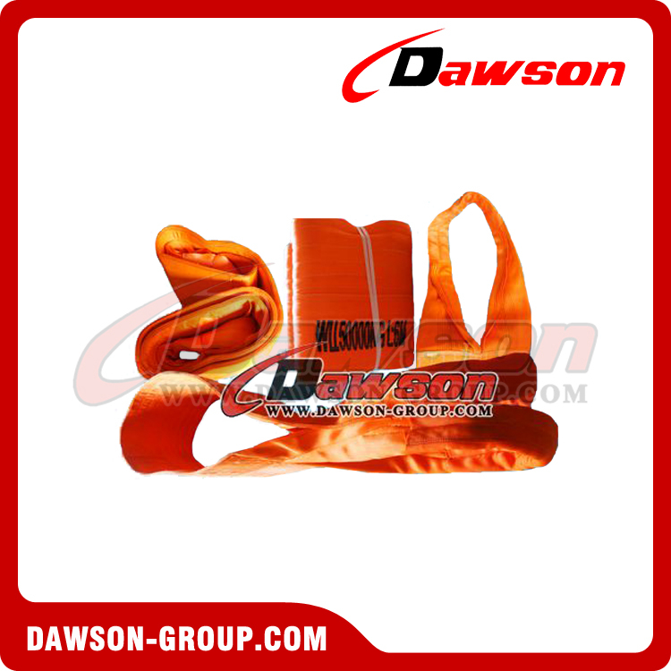 WLL 50 Ton Polyester Heavy Duty Webbing Slings, 50000kg Heavy Duty Flat ...