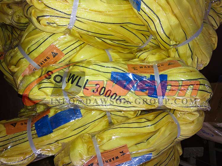 WLL 3T Polyester Round Slings AS 4497, 3000kg Synthetic Endless Round ...