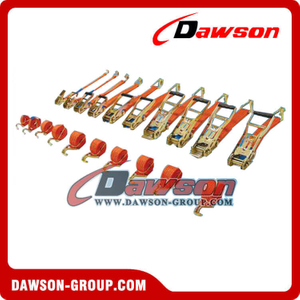 10000kg x 15m Ratchet Tie Down Straps EN12195-2, 10Ton Ratchet Lashing Strap 100MM, Cargo ...