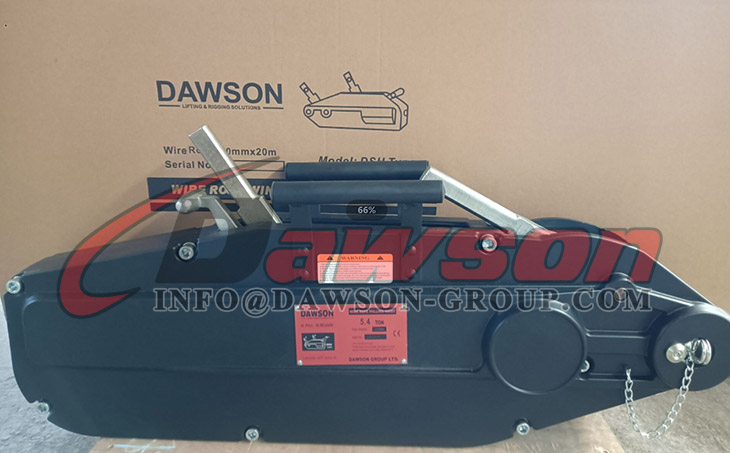 Steel Body Wire Rope Pulling Hoist, Wire Rope Tirfor, Manual Hand ...