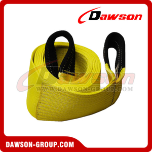 3 inch 1-Ply Nylon Recovery Tow Strap with 10 inch Cordura Eyes, Heavy ...