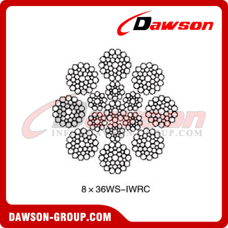 Steel Wire Rope(8×36WS-IWRC)(8×41WS-IWRC), Wire Rope for Oceanography ...