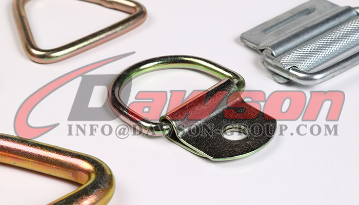 BS 1500KG/3300LBS 1.5" D Ring, Zinc Plated Forged Steel D-Rings ...