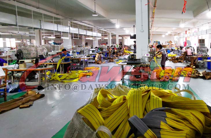 WLL 20 Ton Polyester Webbing Slings, 20000kg Heavy Duty Flat Web Slings ...