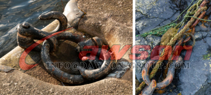 Swivel Link for Marine & Ship Anchor Chain, pear shaped detachable link ...