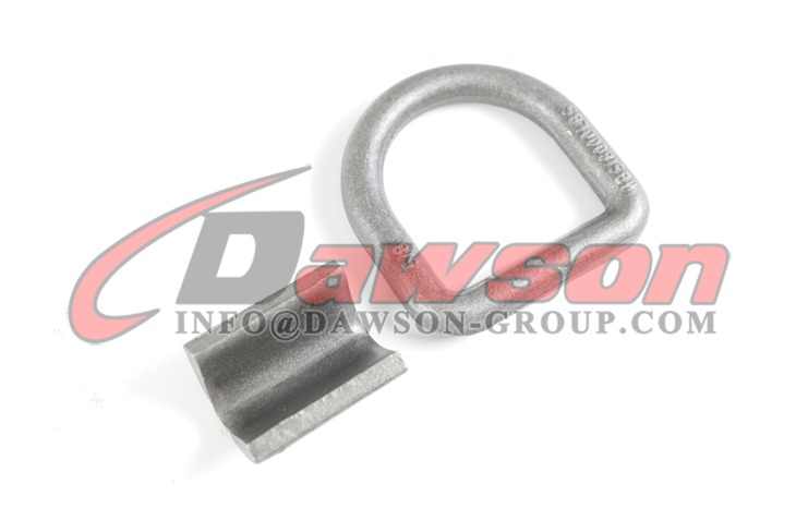 5/8'' MBS 18000LBS Drop Forged Weld on D Ring with Wrap Pad For Lashing ...