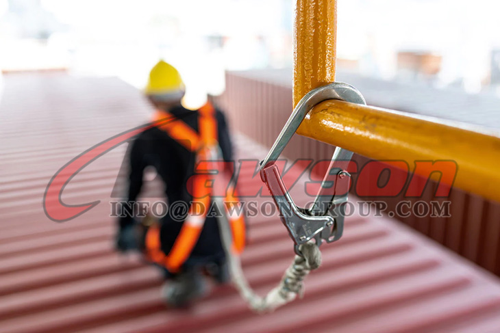 DSJ-3005-1 Fall Protection Full Body Harness Stamped Bent D-Ring, 45MM ...