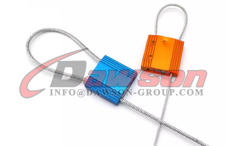 DS-BCC201 Aluminium Alloy Container Truck Wire Rope Security Cable Seal ...