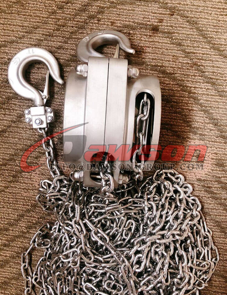 DS-ST-C Stainless Steel Chain Hoist, SS Chain Block, Manual Chain Hoist ...