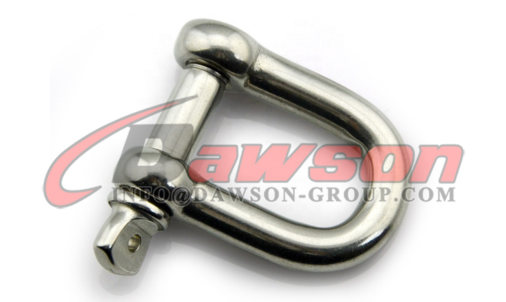 Stainless Steel US Type Dee Shackle, AISI316 Screw Pin Chain Shackle ...