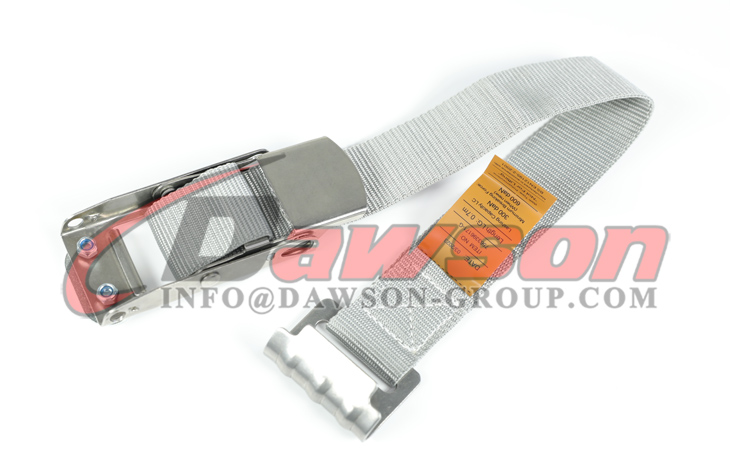 BS EN12195-2 45MM LC 350daN Black Gray Overcenter Buckle Straps with ...