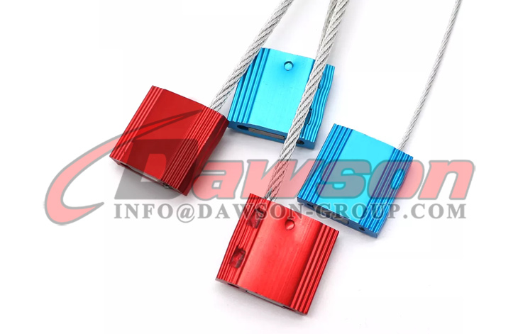 DS-BCC201 Aluminium Alloy Container Truck Wire Rope Security Cable Seal ...