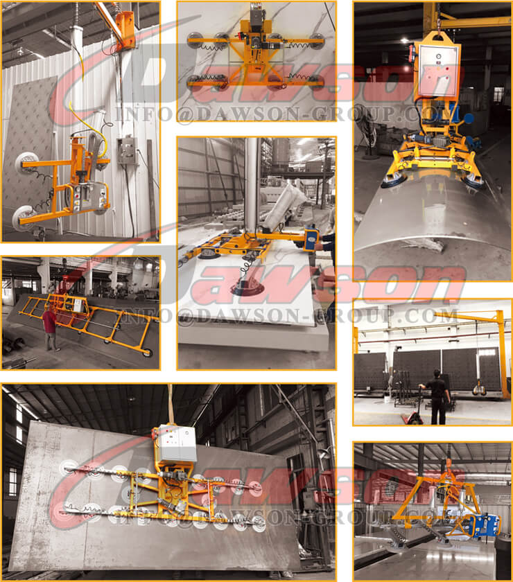 Glass Hoist, Manual Easy Operation Trolley with Sucker, Suction Glass ...