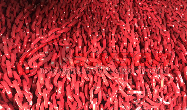 Grade 80 D-Shape Forestry Chain, G80 Welded Forestry Link Chain, Grade ...