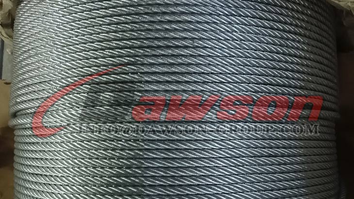 4 Strand Flat No-roating Wire Rope Construction(4V×39S+5FC)(4V×48S+5FC ...