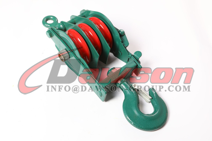 Open Type Pulley Block Double Sheave Block With Hook, snatch block ...