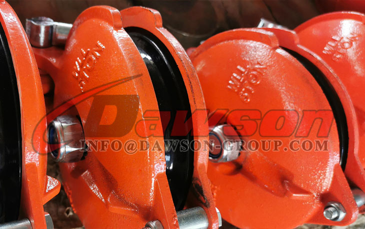 Red (HDG) Snatch Block With Swivel Eye, snatch block, hdg snatch block ...
