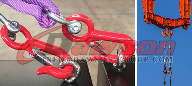 DS206 Forged Alloy Steel Large Throat Opening Eye Hook, Large Opening ...
