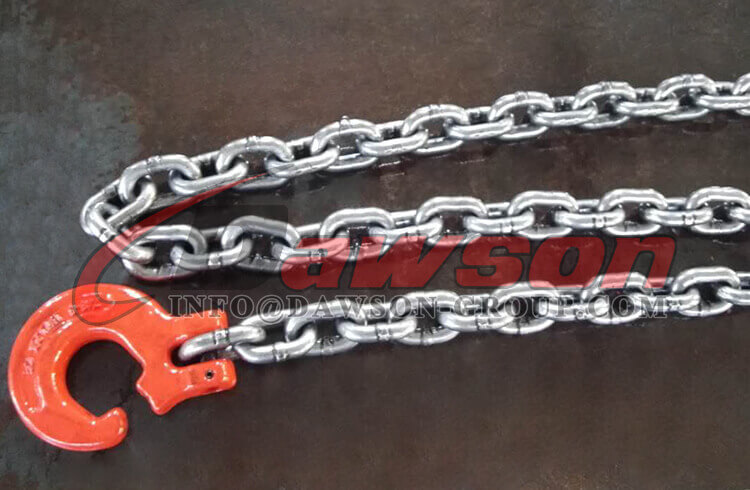 G100 Logging Chain Choker, Grade 100 Chain Choker with Clevis Forest ...