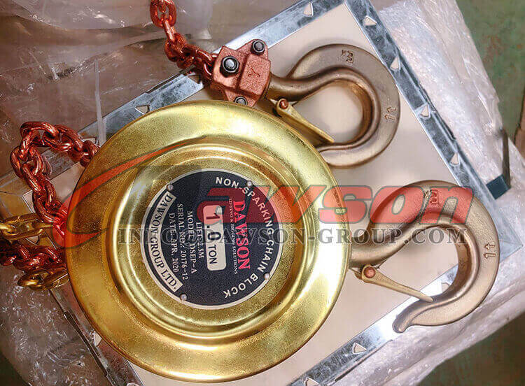 DS-AC-C Marine Anti-corrosion Chain Hoist, Subsea Chain Block, Marine ...
