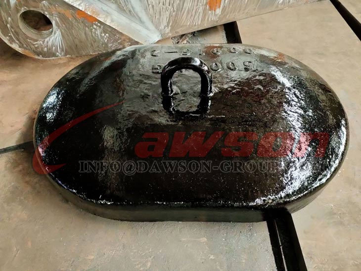 Orange Concrete Sinker for Offshore Platform, Cast Iron Concrete ...