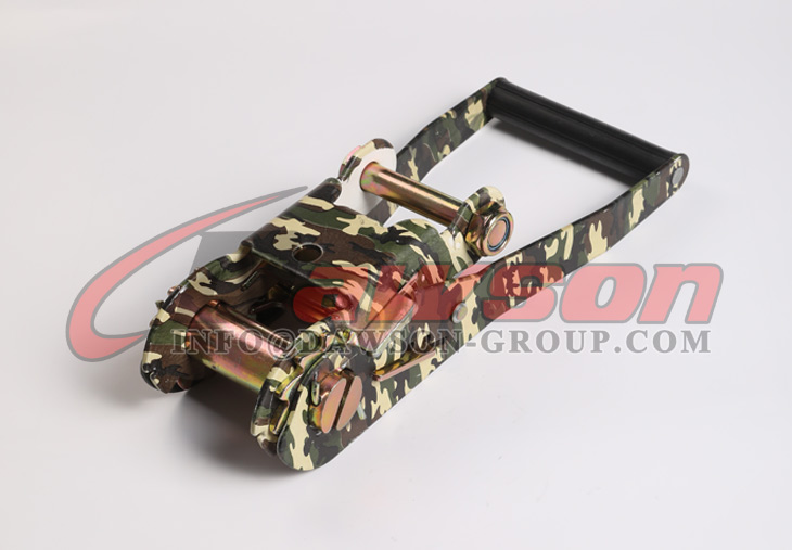 50MM 5T Military Camouflage Heavy Duty Ratchet Buckle for Cargo Lashing ...