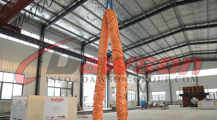 WLL 1000T Polyester Round Slings, 1000000kg Heavy Duty Endless Type ...