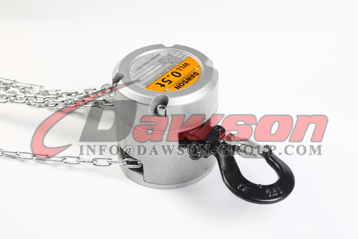 250KG 500KG 1000KG Aluminum Alloy Chain Hoist, 0.25 Ton 0.5T 1 Ton ...