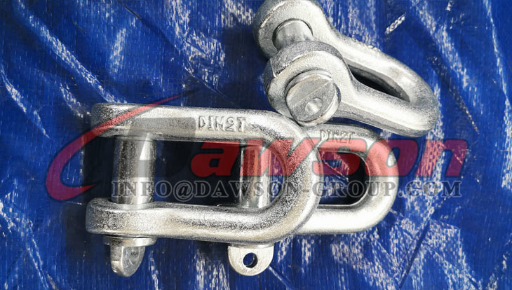 Galvanized Chain Shackle DIN 82101B, Shackles Form B - Dawson Group Ltd ...
