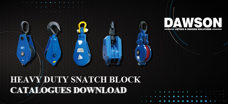 Heavy Duty Snatch Block, High Strength Forged Steel Sheave Block, Wire ...