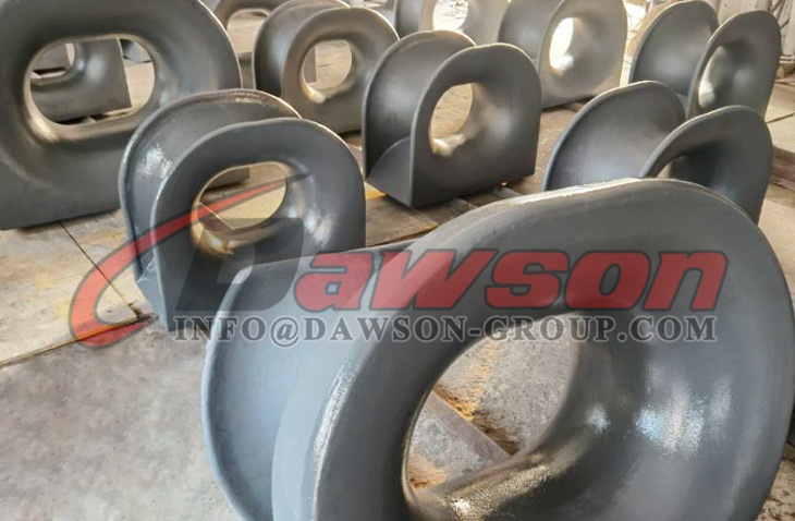 DIN 81915 Bulwark Mounted Panama Chock Type A, DIN Standard Cast Steel ...