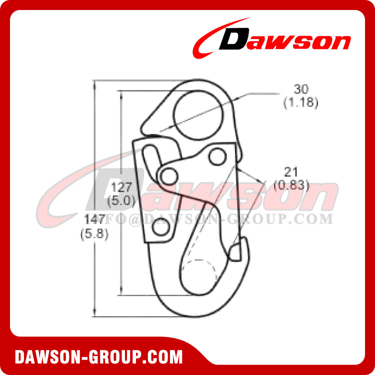 DSJ-2011 Fall Protection Working At Heights High Strength Steel Snap ...