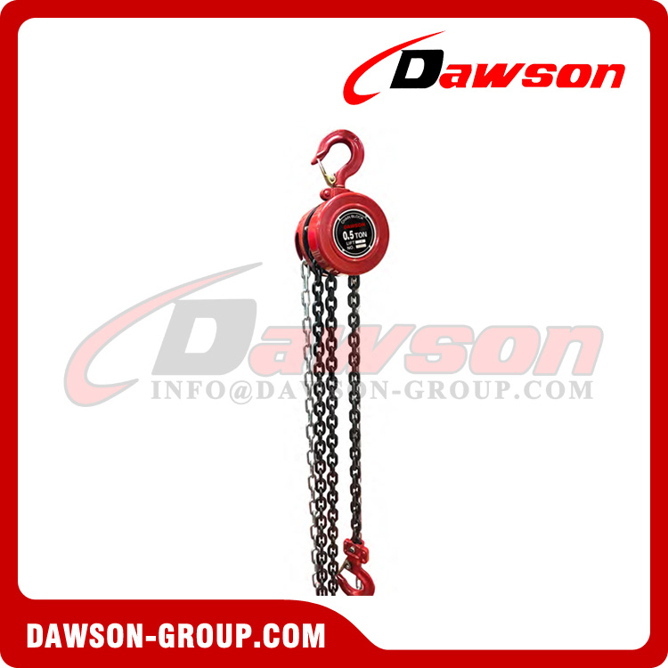 0.5T 1T 1.5T 2T 3T 5T 10T 20T Round Chain Block, Manual Chain Hoist for ...