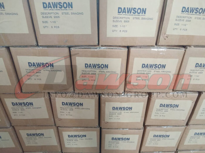 EN 13411 Wire Rope Aluminum Ferrules Form C with Inspection Hole ...