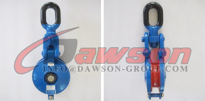 Red (HDG) Snatch Block With Shackle, snatch block, hdg snatch block ...
