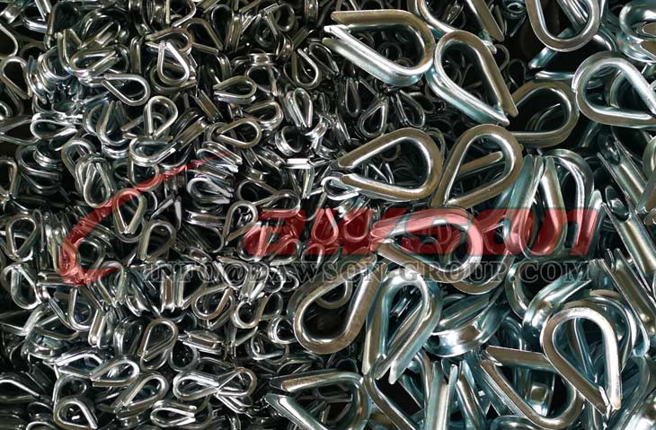 Galvanized JIS Standard Wire Rope Thimble, Super Mild Steel Thimble for ...
