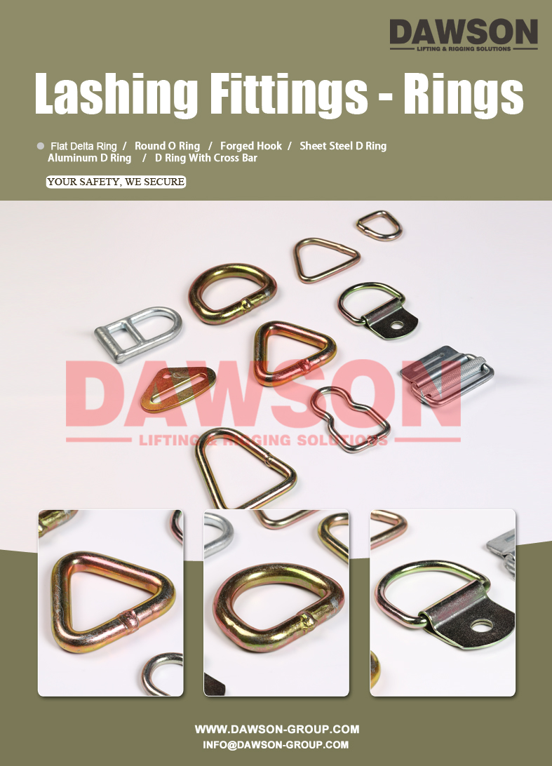 BS 1500KG / 3300LBS D Ring, 50mm Forging Steel D Rings - Dawson Group ...
