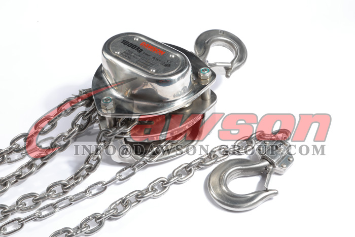 DS-ST-C Stainless Steel Chain Hoist, SS Chain Block, Manual Chain Hoist ...