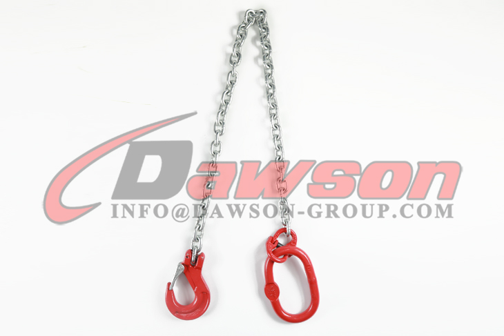G100 Quadruple Legs Lifting Chain Slings / Grade 100 4-Legs Adjustable ...